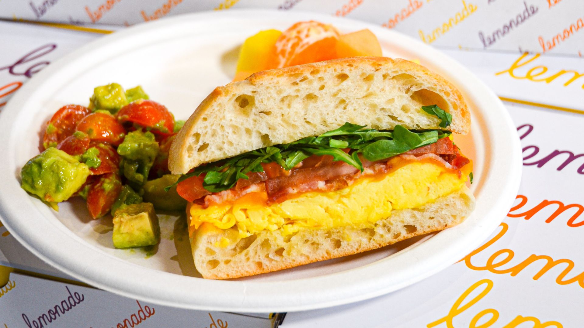 Configure Breakfast Sandwich Box (1/2 Sandwich) - Lemonade | catering ...